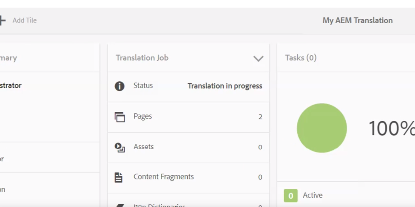 Adobe Experience Manager Translation Connector Adobe Experience Manager Translation Connector